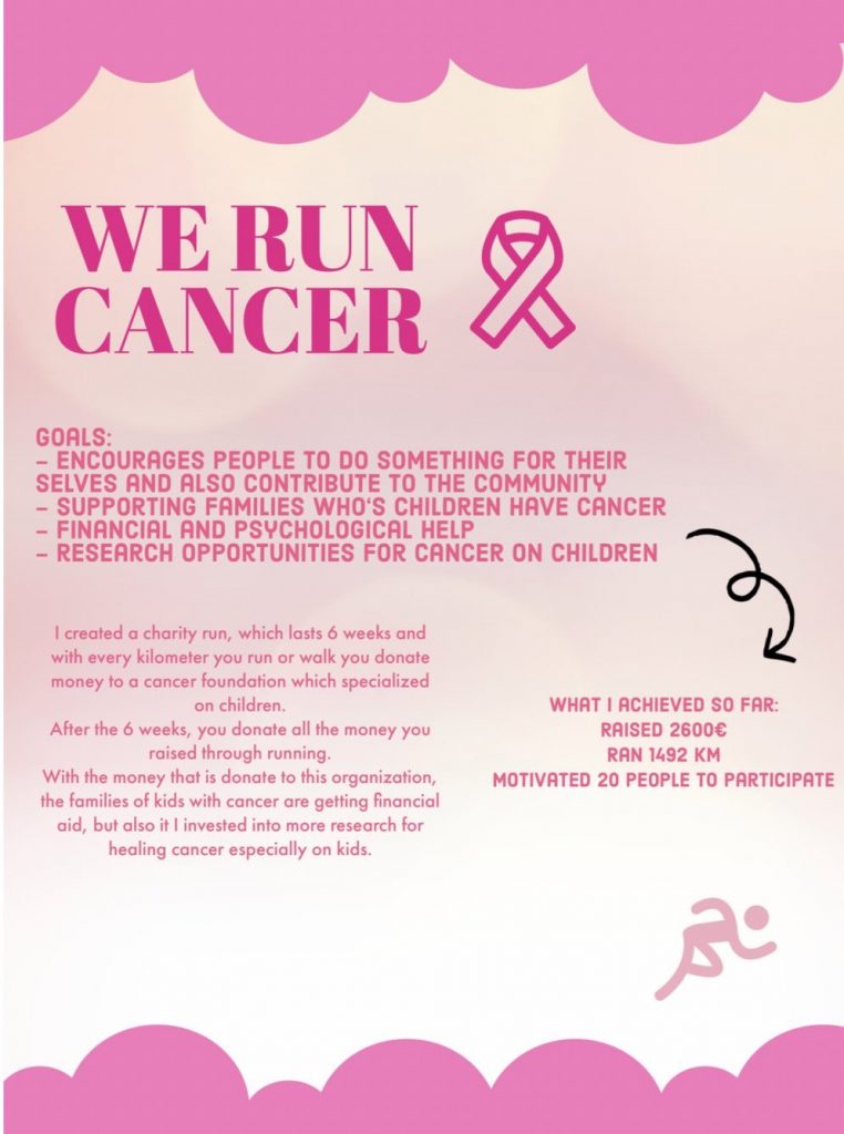 Running for a cause: Haileybury pupil raises money for cancer charity ...